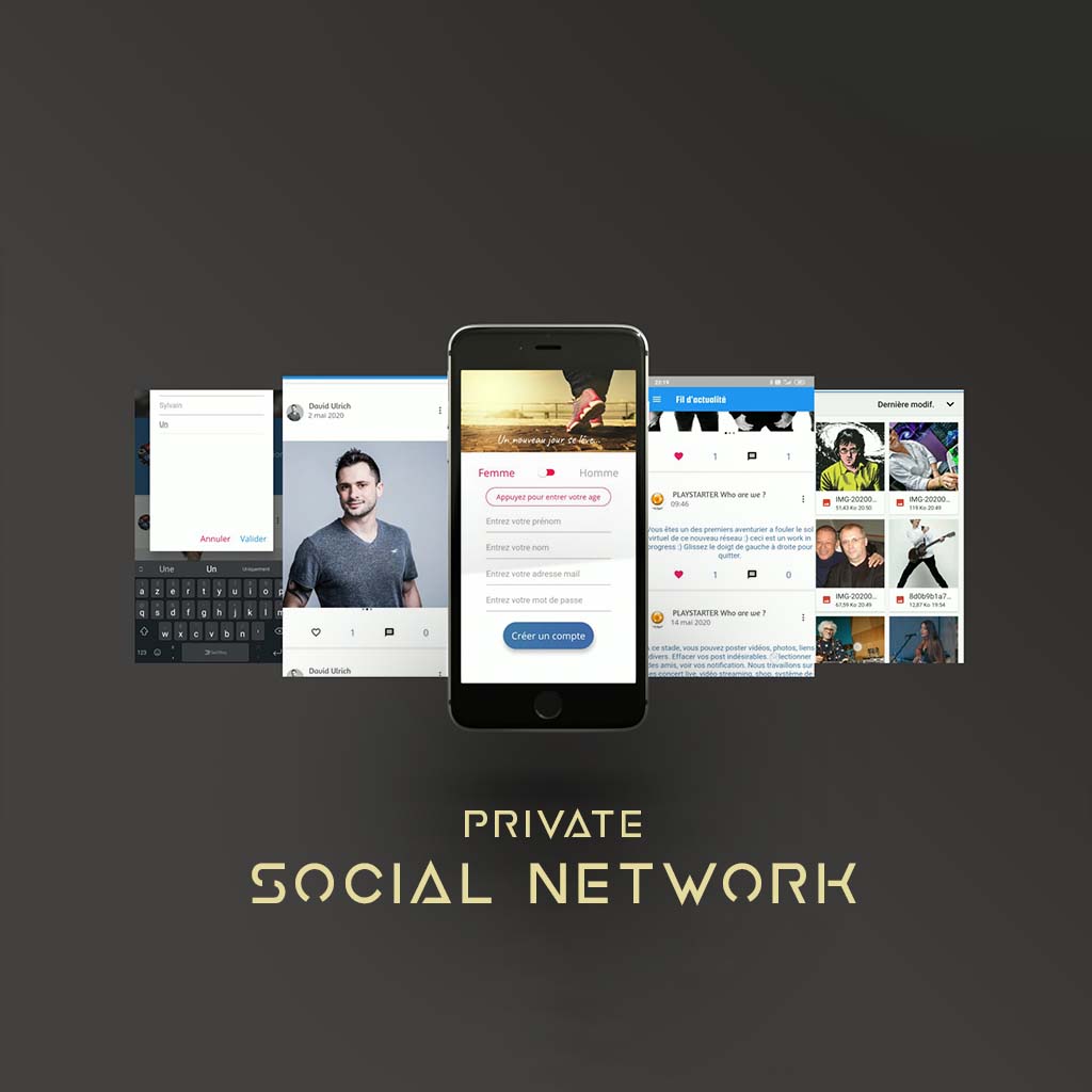 Next Stage Challenge - Private Social Network - Playstarter